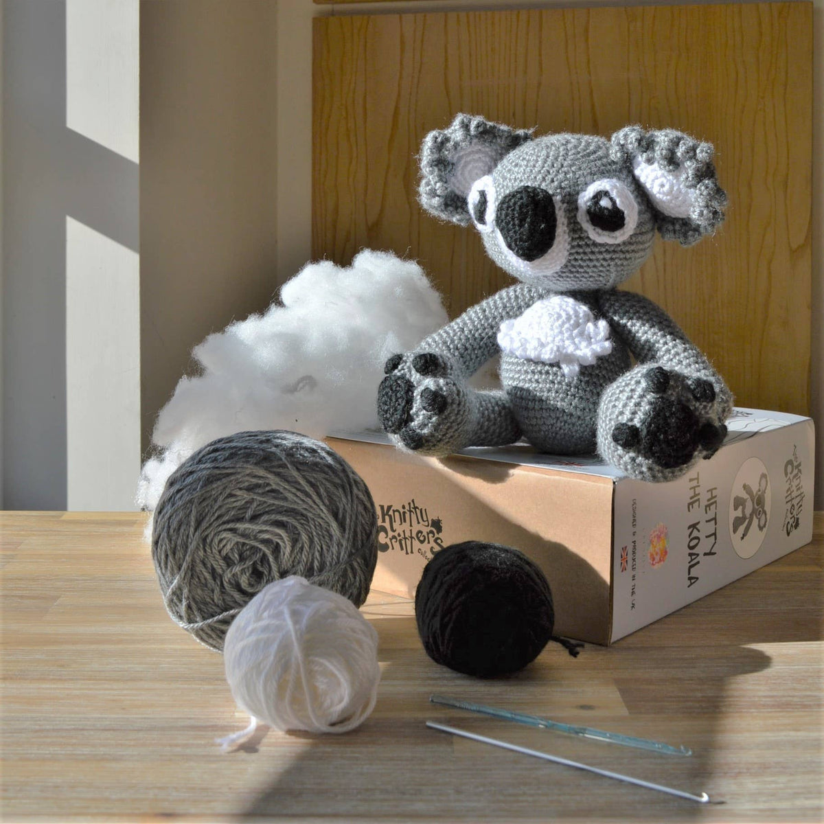 Knitty Critters Hetty The Koala Crochet Kit – Mutual Adoration + POST