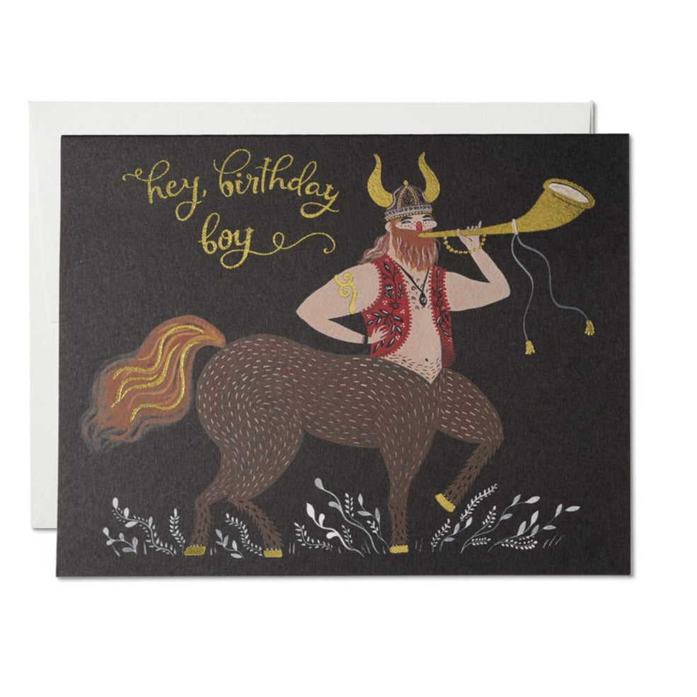 Centaur Birthday Boy Card – Mutual Adoration + POST
