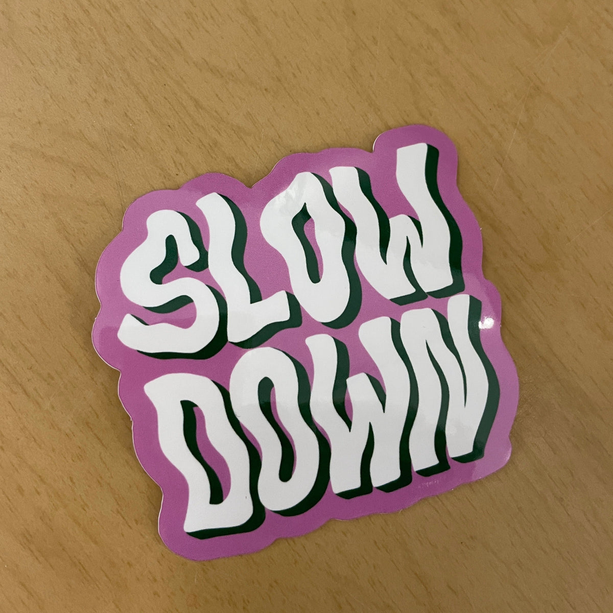 Slow Down Sticker – Mutual Adoration + POST