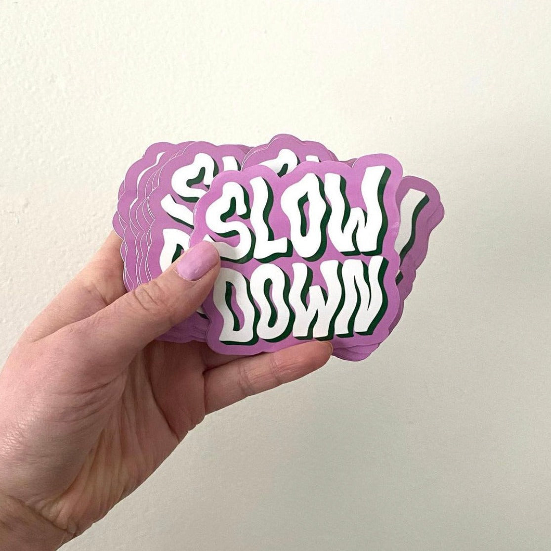 Slow Down Sticker – Mutual Adoration + POST
