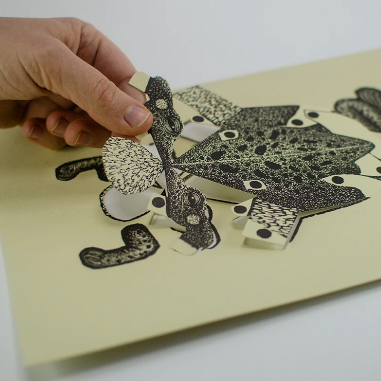 Toad Paper Sculpture Kit – Mutual Adoration + POST