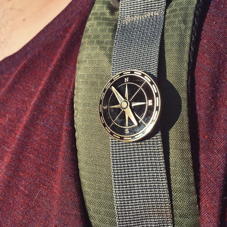 Compass Enamel Pin – Mutual Adoration + POST