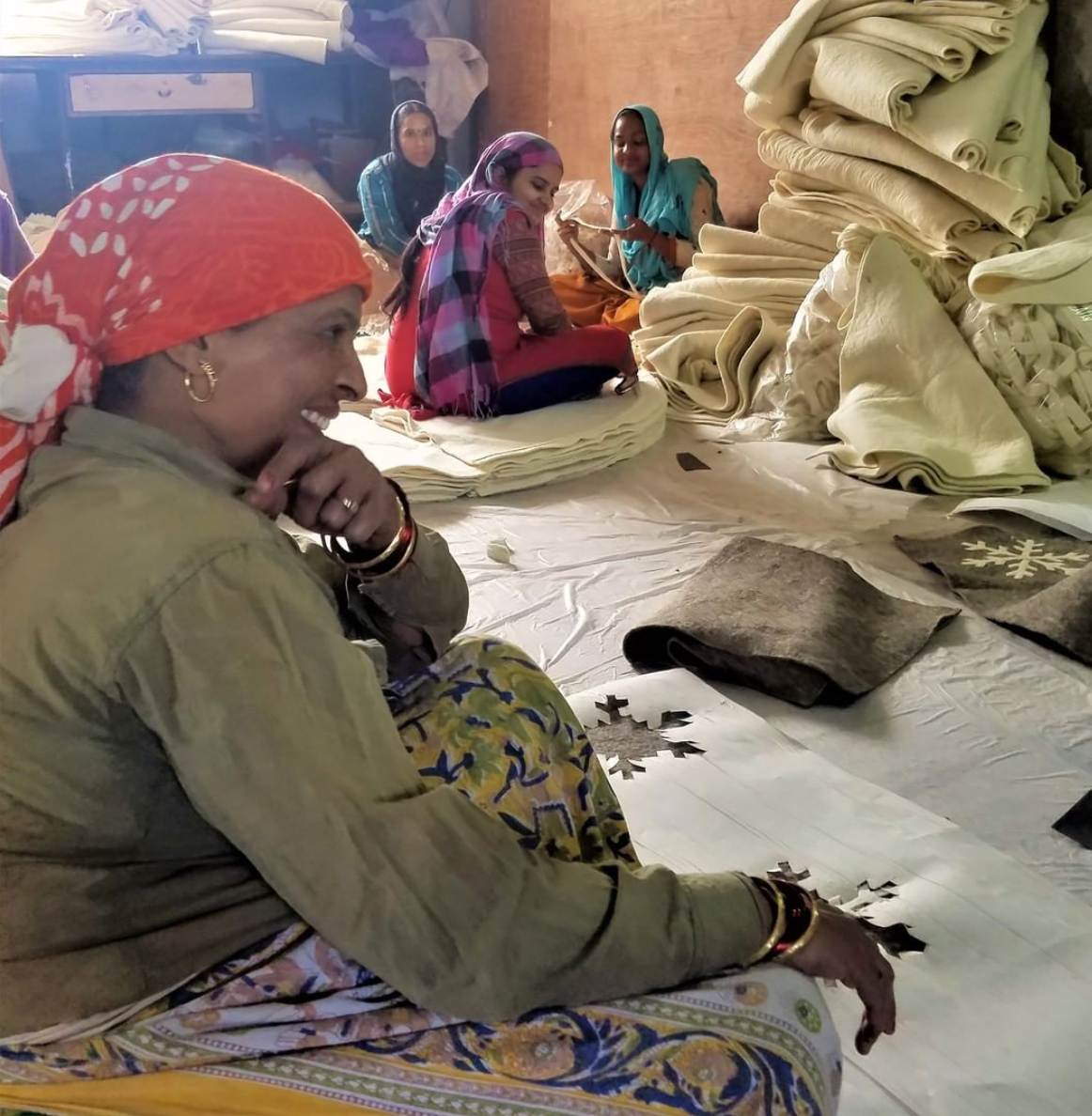 Hand Felted Wool Wreath in Cream Peace Sign Design – Mutual Adoration ...