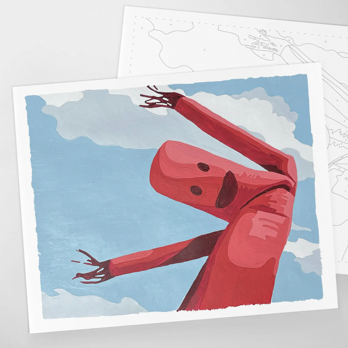 Inflatable Dancing Man Paint by Numbers Kit – Mutual Adoration + POST