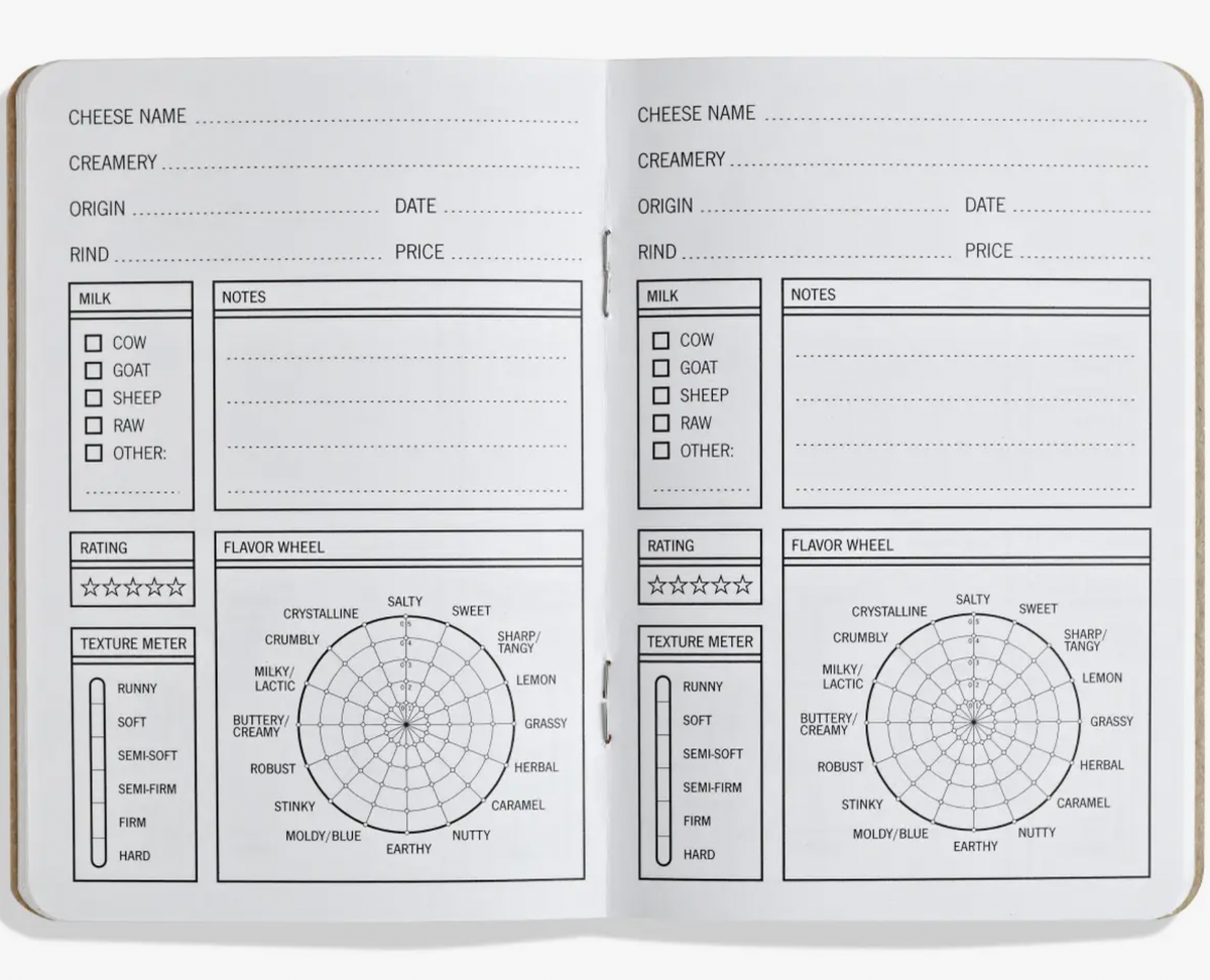 33 Pieces Of Cheese Tasting Notebook – Mutual Adoration + POST