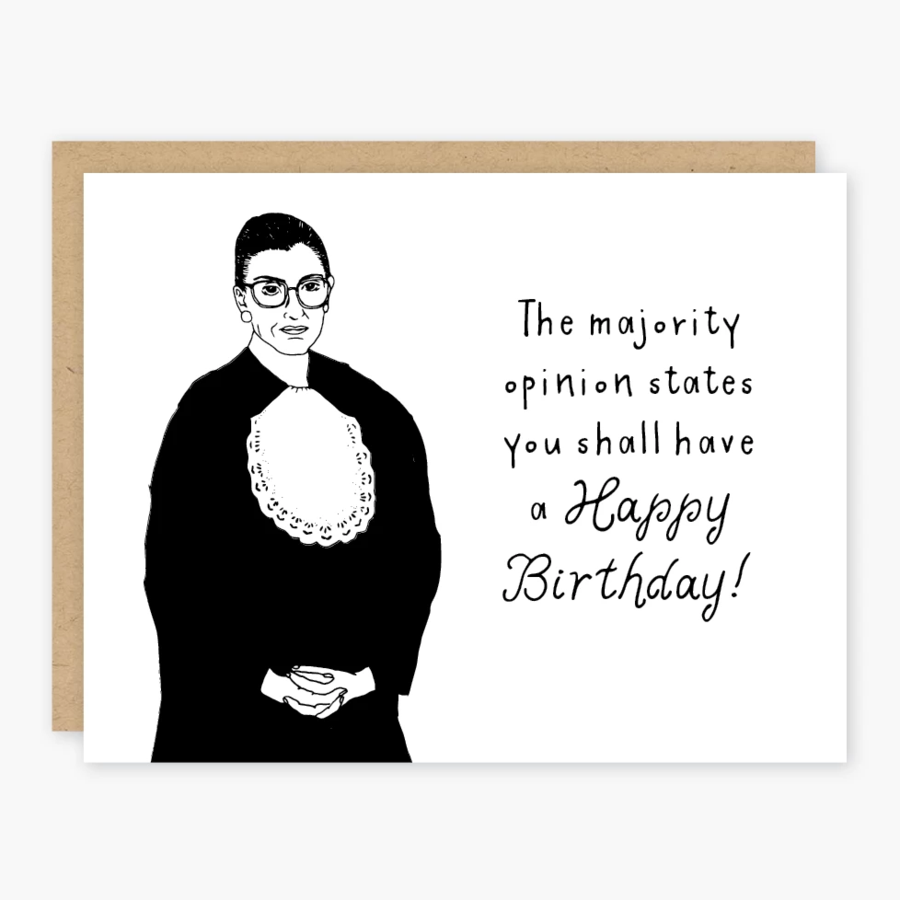 RBG Happy Birthday Card – Mutual Adoration + POST