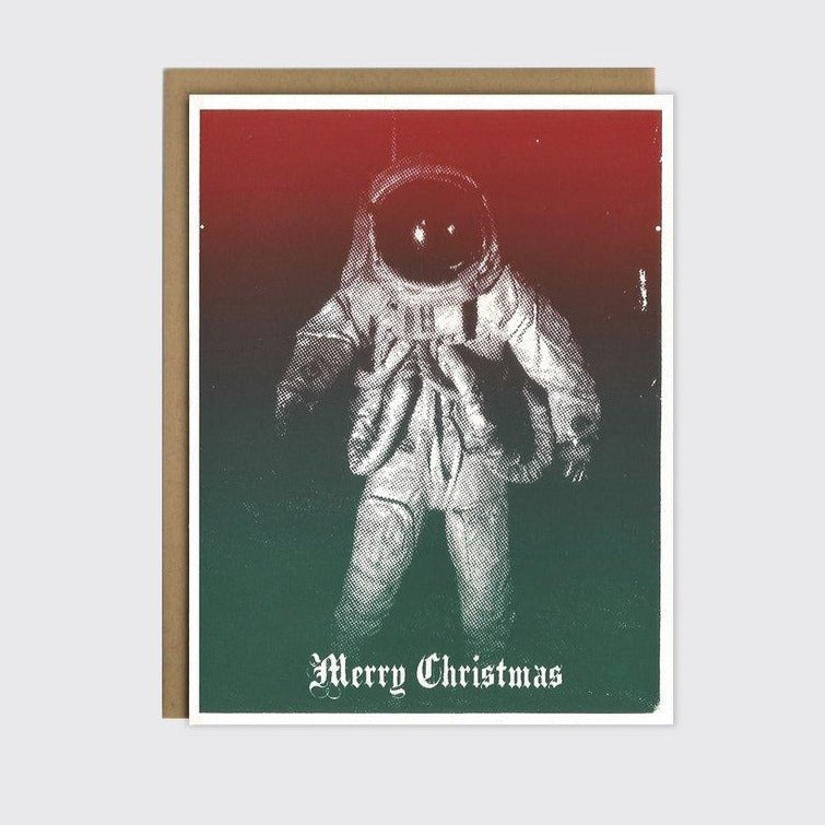Christmas Astronaut Greeting Card – Mutual Adoration + POST