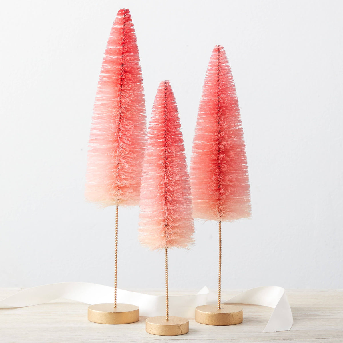 Pink Ombre Bottle Brush Trees – Mutual Adoration + POST