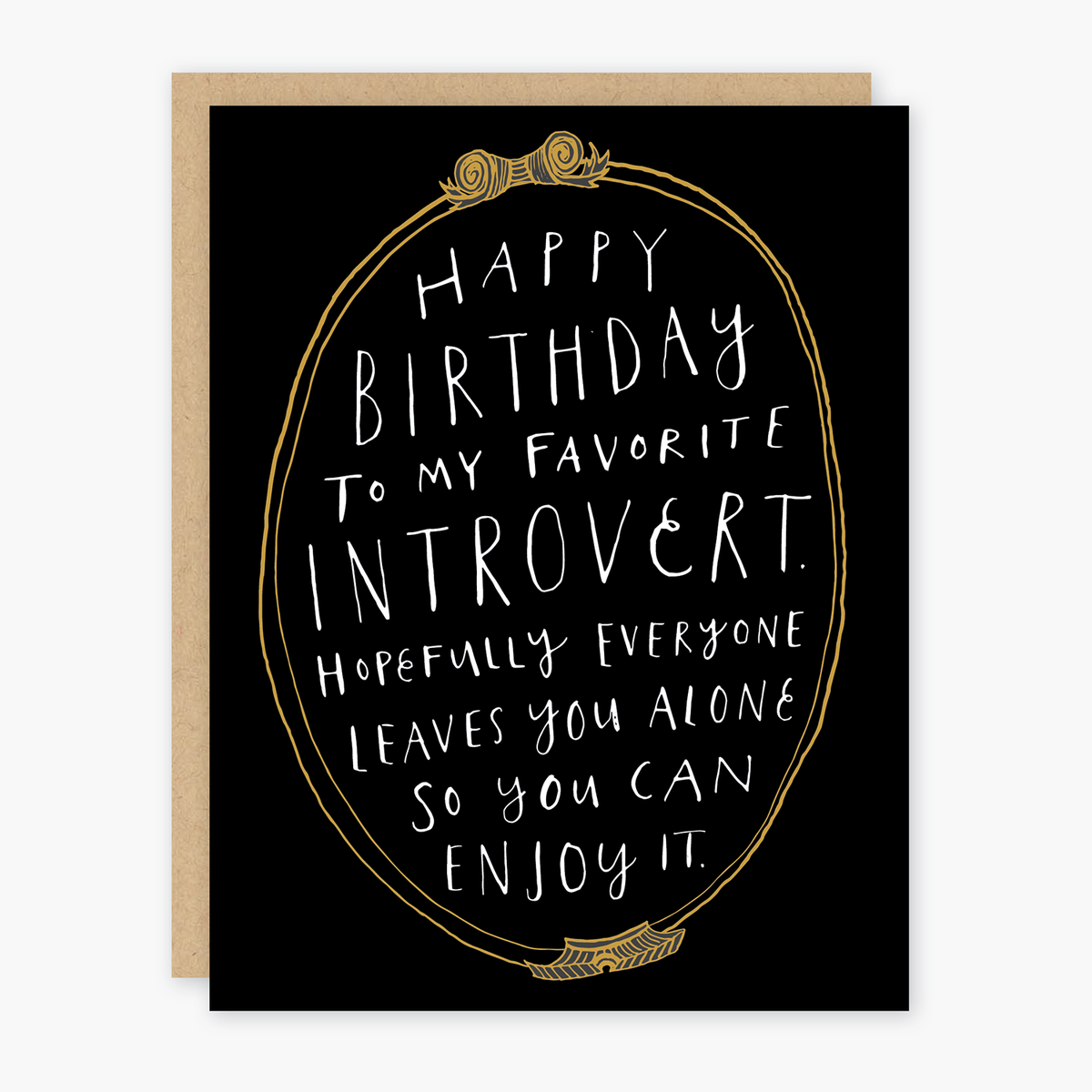 Introvert Birthday Card – Mutual Adoration + POST