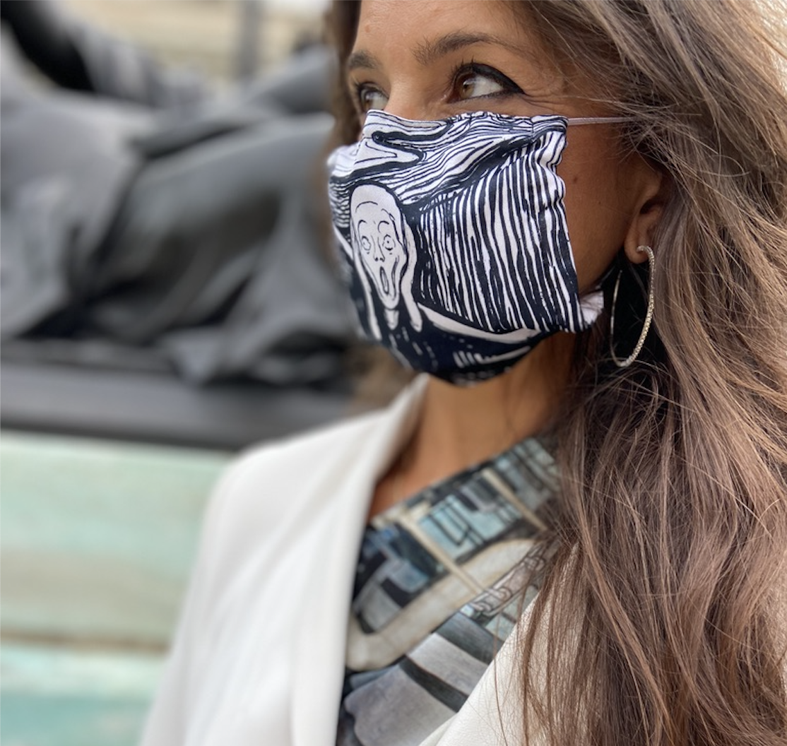 The Scream by Edvard Munch Face Mask – Mutual Adoration + POST