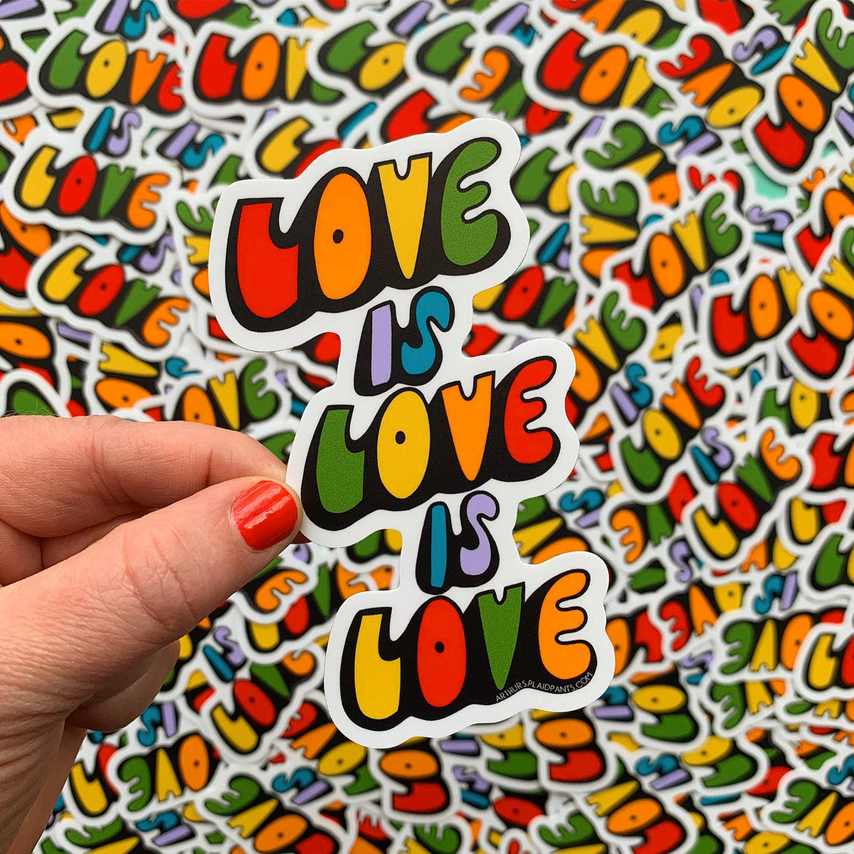 Love is Love is Love Sticker – Mutual Adoration + POST