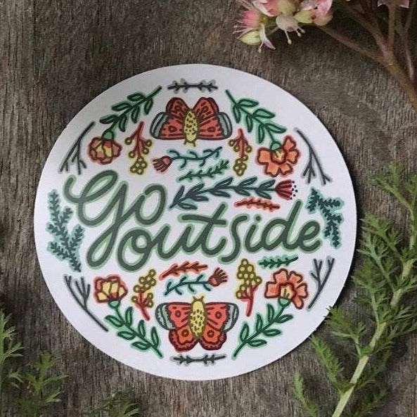 Go Outside Sticker – Mutual Adoration + POST
